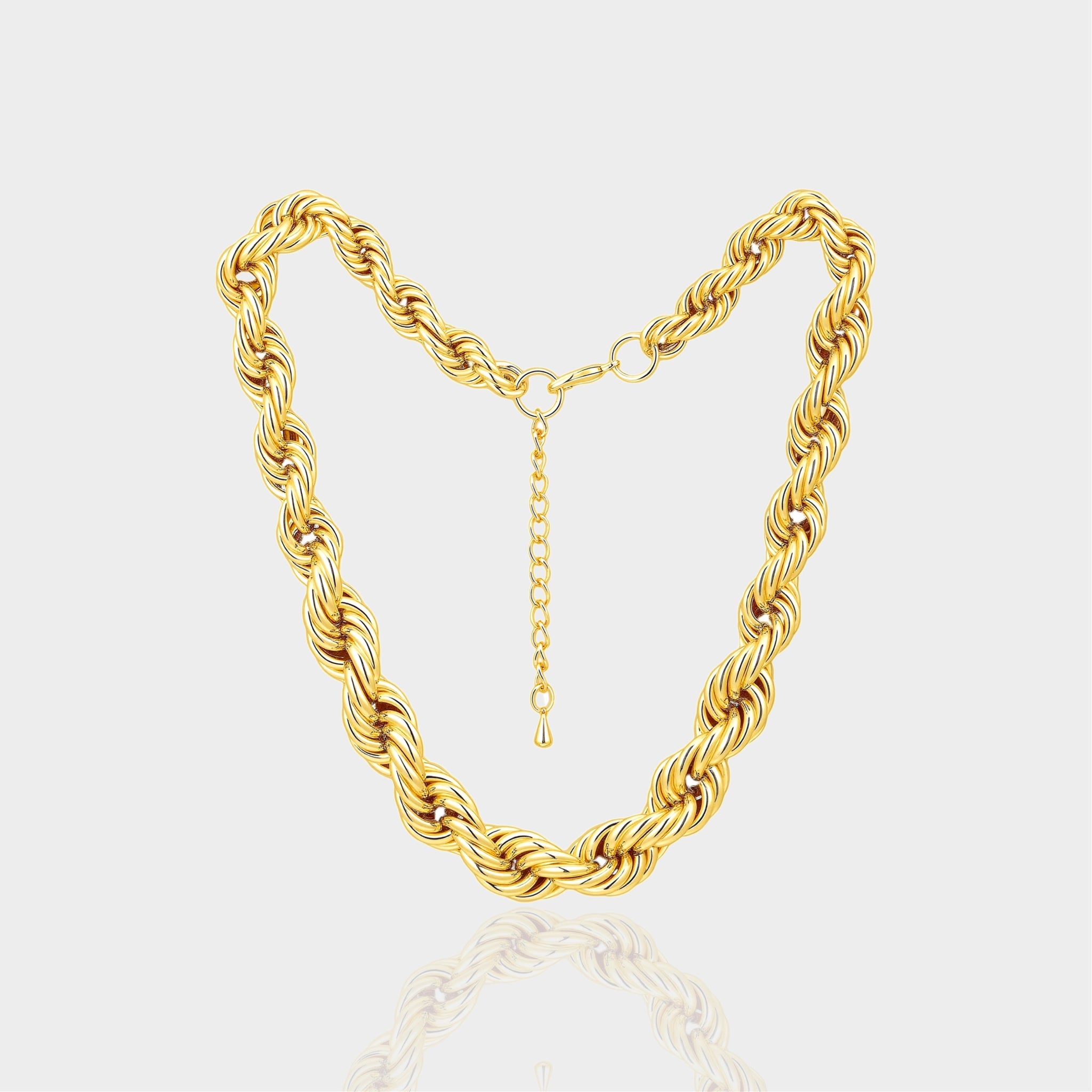 Graduated Rope Chain Necklace
